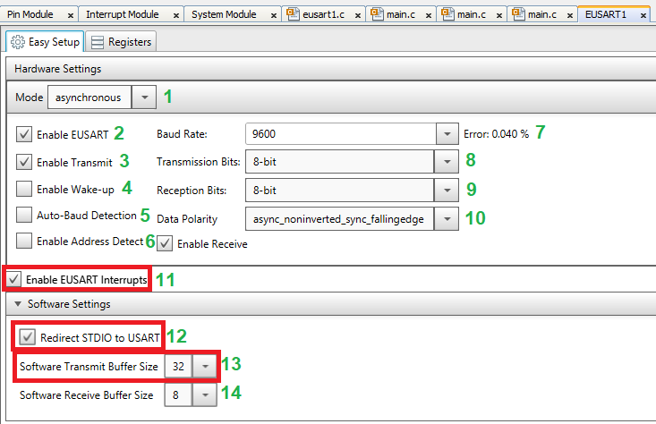Embedded C Programming with the PIC18F14K50 - 39. MCC "Racing" game with the control via UART ...