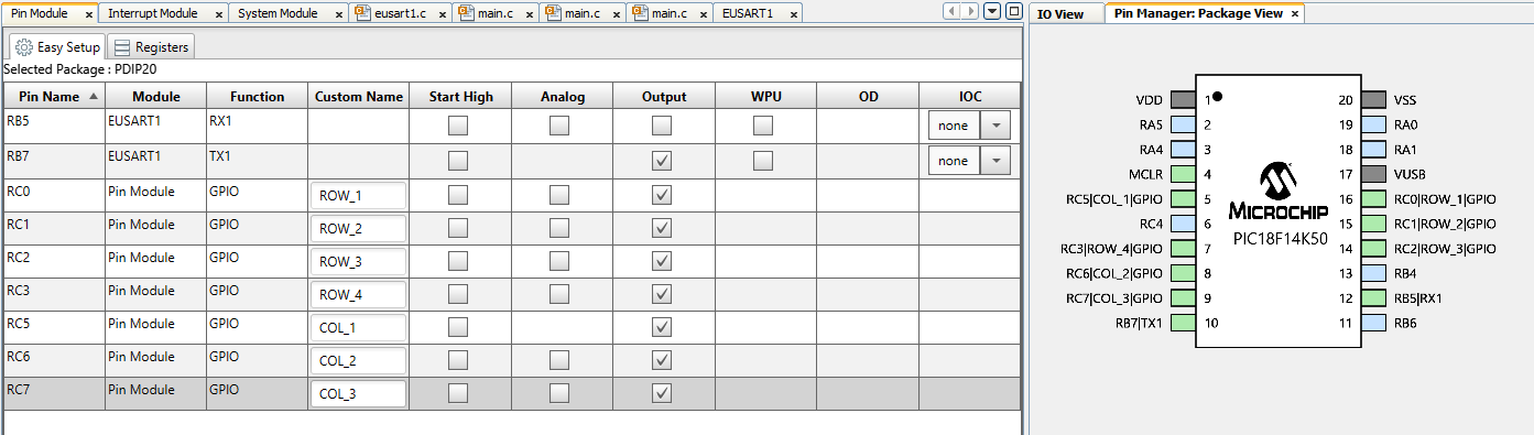 Embedded C Programming with the PIC18F14K50 - 39. MCC "Racing" game with the control via UART ...