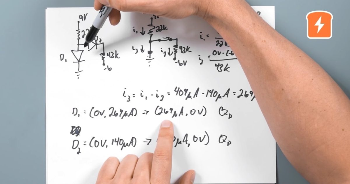Diode Circuit Analysis Electronics Tutorials Circuitbread