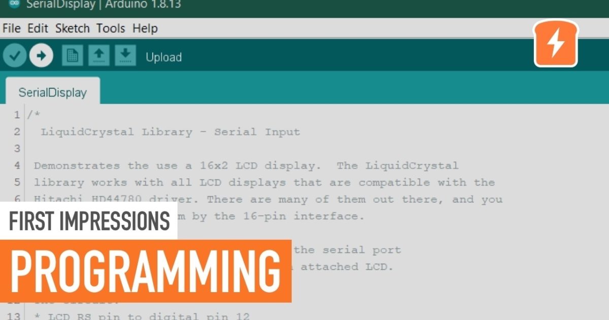 Arduino Programming Language - The First Impressions 1.3 | CircuitBread