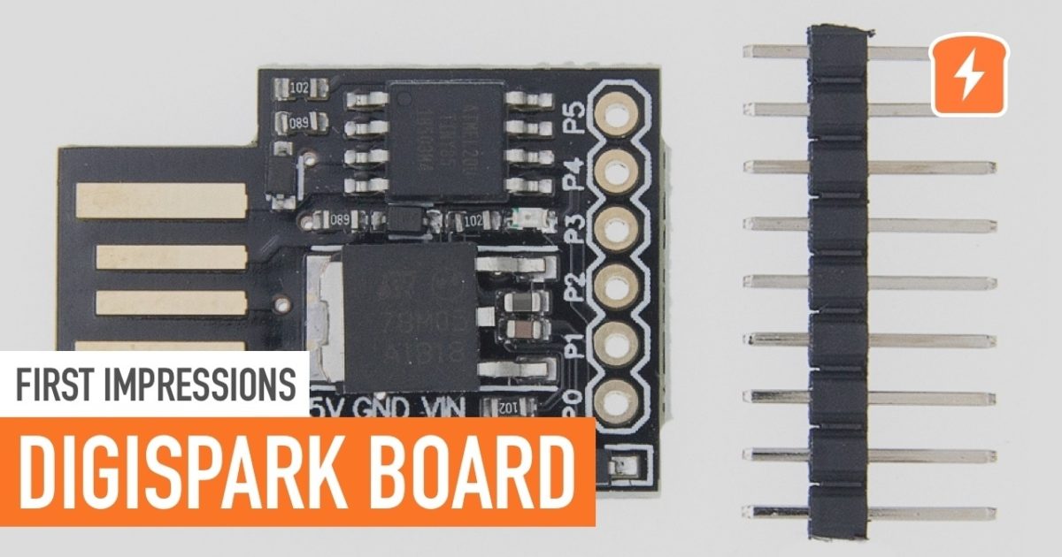 Arduino Compatible Digispark Board - The First Impressions 1.5 ...