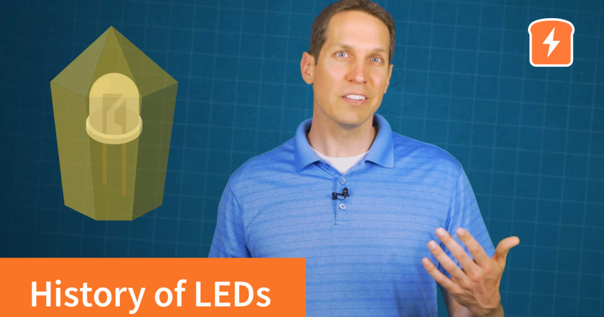 The History of LEDs - Electronics Tutorials | CircuitBread