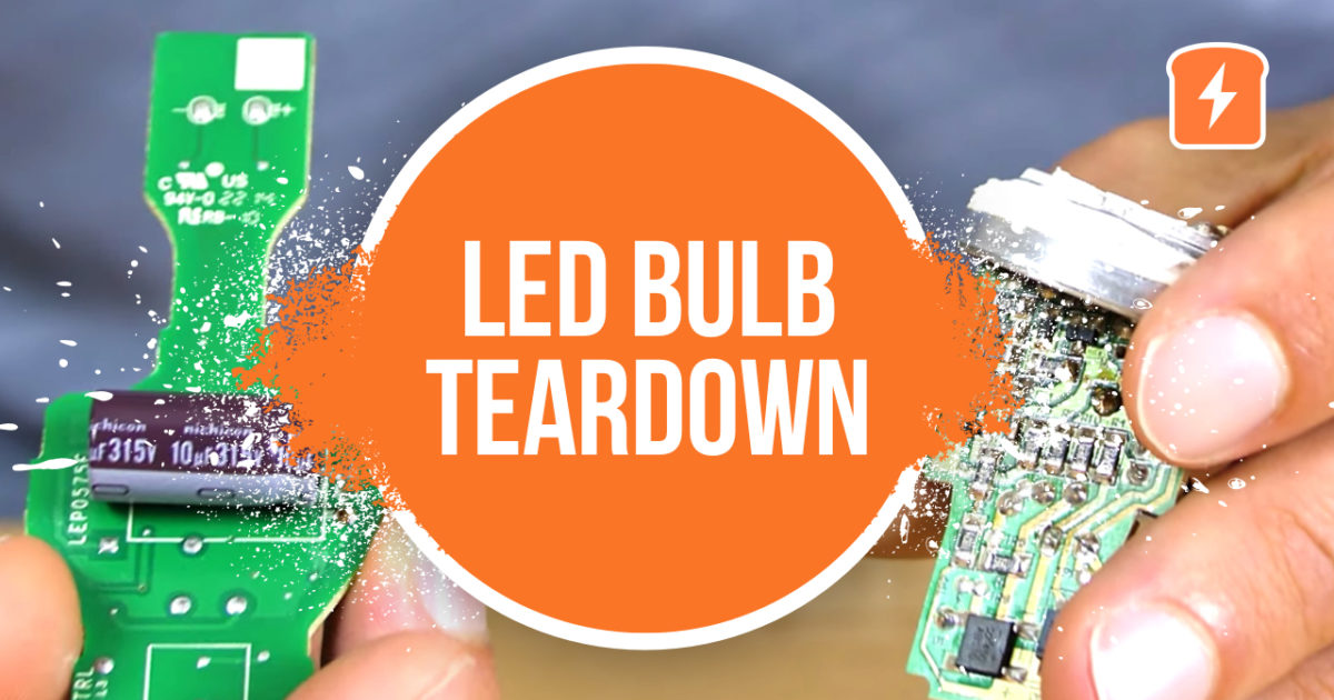 What's inside an LED bulb? - Electronics Tutorials | CircuitBread