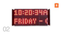Tutorials - Dot Matrix LED Display Digital Clock | CircuitBread