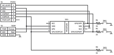 Code Lock - Microcontroller Basics (PIC10F200) | CircuitBread