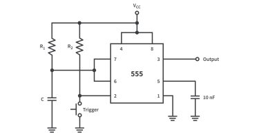 555 Timer - 2. Monostable Multivibrator Configuration… | CircuitBread