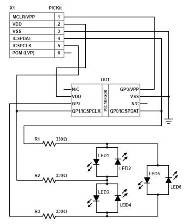 Christmas Lights Special - Microcontroller Basics (PIC10F200) - Electronics Tutorials | CircuitBread