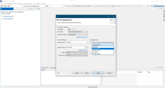 Renesas RL78 - 3. First Project - Electronics Tutorials | CircuitBread