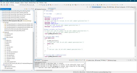 Renesas RL78 - 8. 16x2 Character Liquid Crystal… | CircuitBread