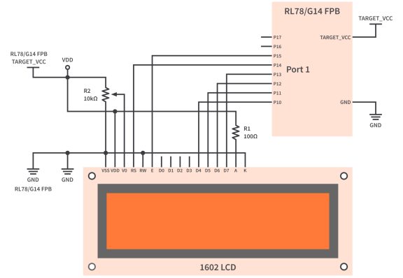Renesas RL78 - 8. 16x2 Character Liquid Crystal… | CircuitBread