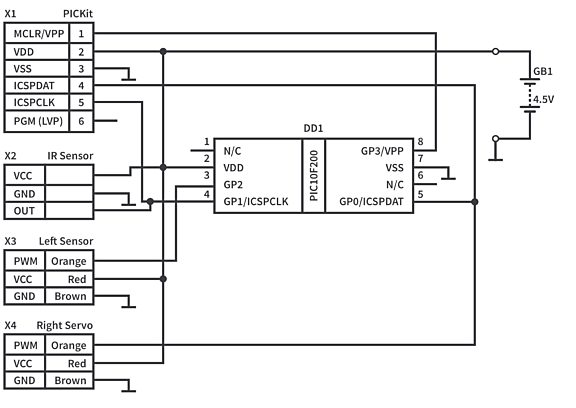 Line Following Car - Microcontroller Basics | CircuitBread