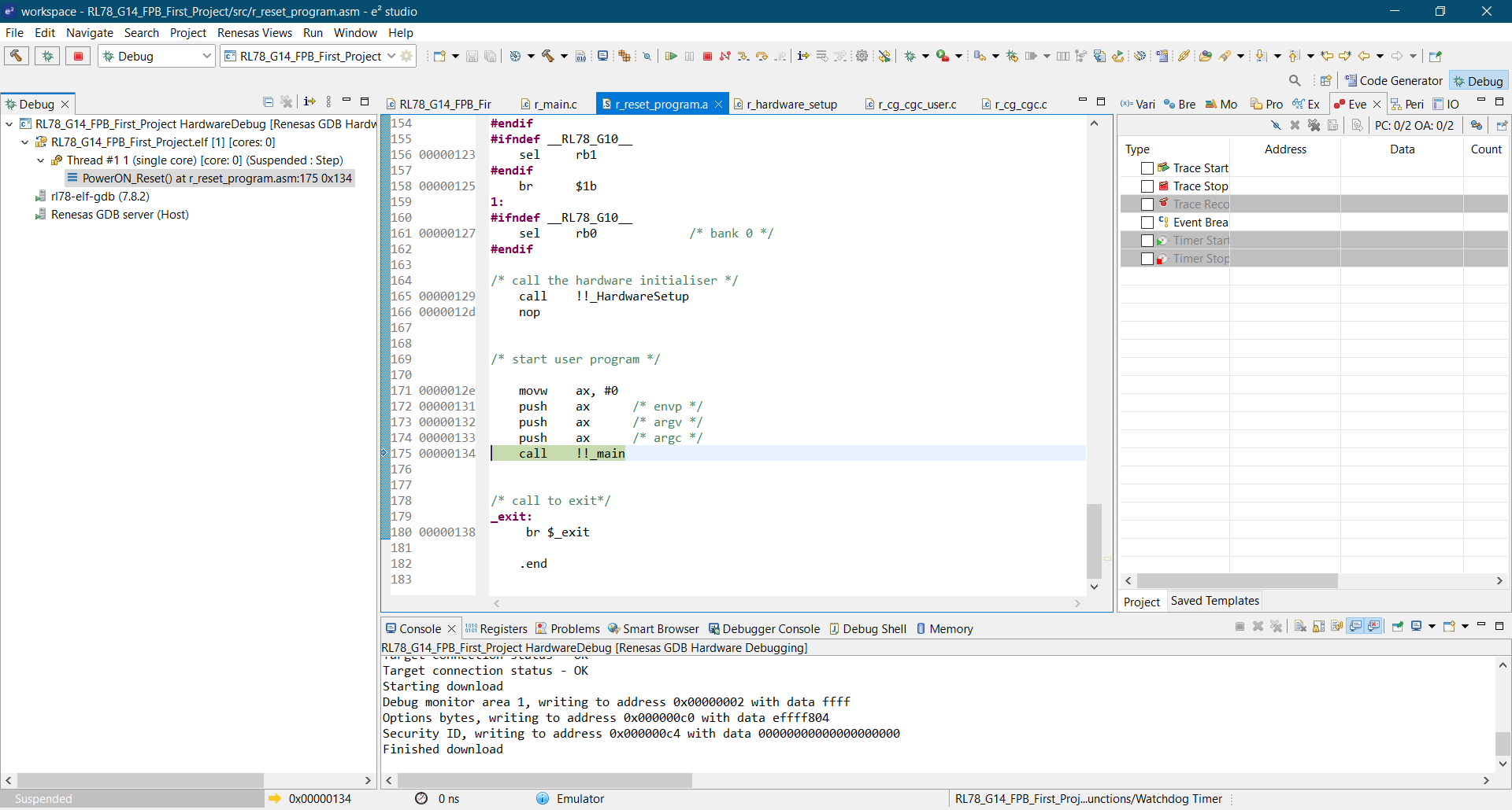 Renesas RL78 - 3. First Project - Electronics Tutorials | CircuitBread