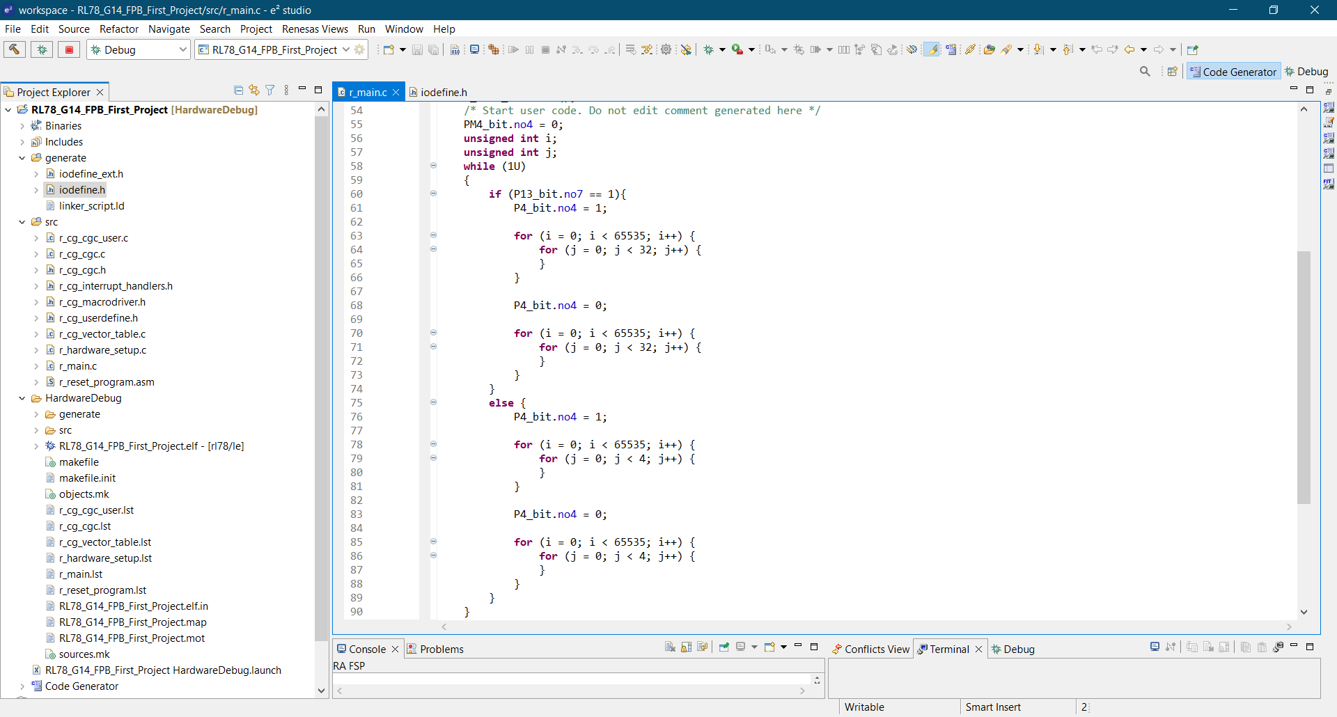 Renesas RL78 - 4. General Purpose Input/Outputs… | CircuitBread