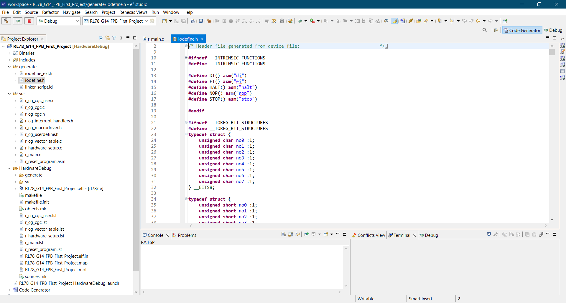 Renesas RL78 - 4. General Purpose Input/Outputs… | CircuitBread
