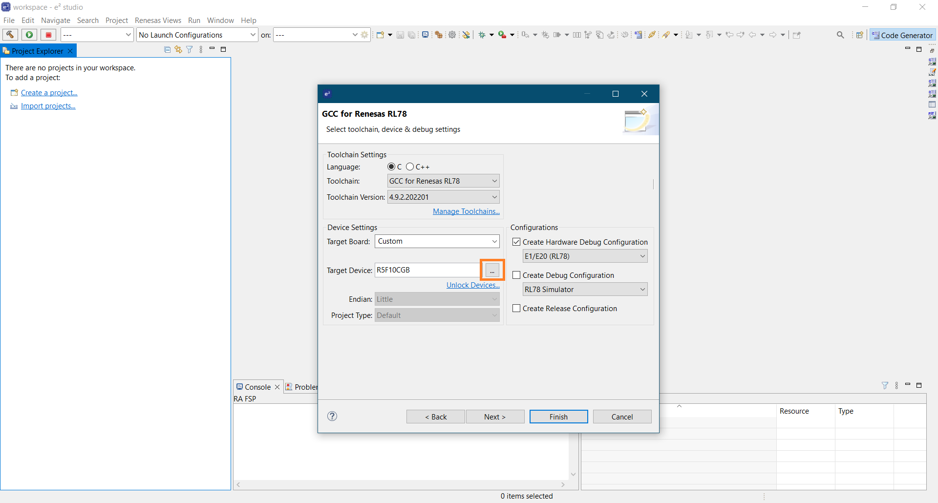Renesas RL78 - 3. First Project - Electronics Tutorials | CircuitBread